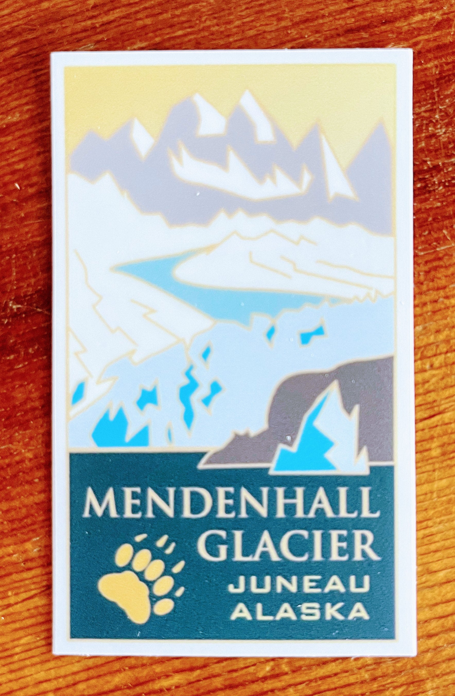 Sticker - Glacier Logo | Mendenhall Glacier Bookstore & Gift Shop